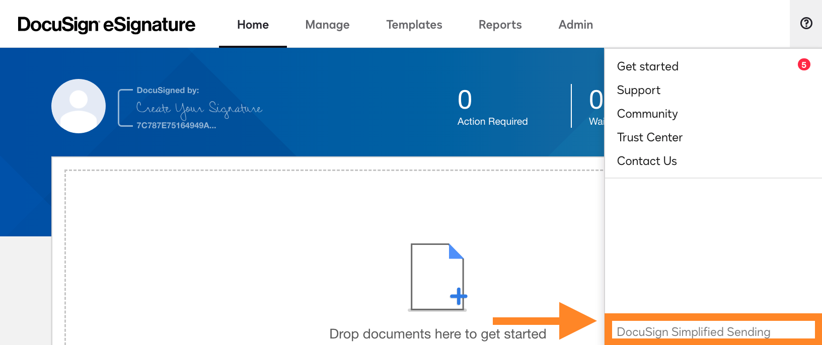 Get started with DocuSign eSignature | DocuSign Support Center