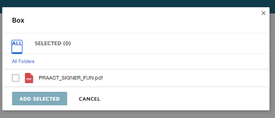How do I use DocuSign to read and write documents to my Box account?