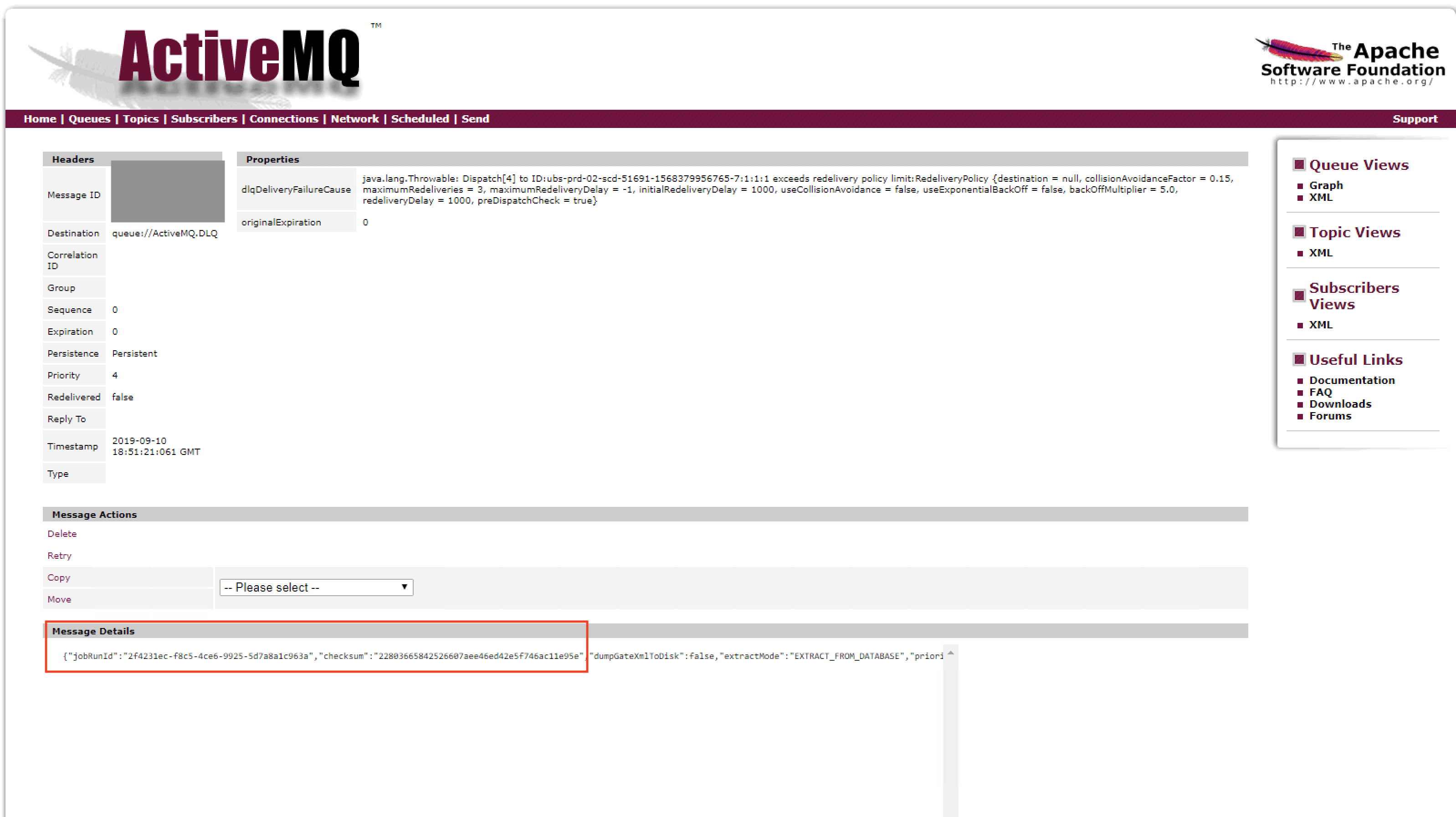 DocuSign Insight - Configuring and using ActiveMQ console