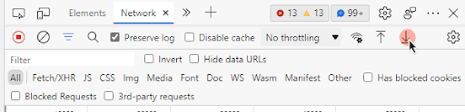 Capturing a HAR File in your Browser