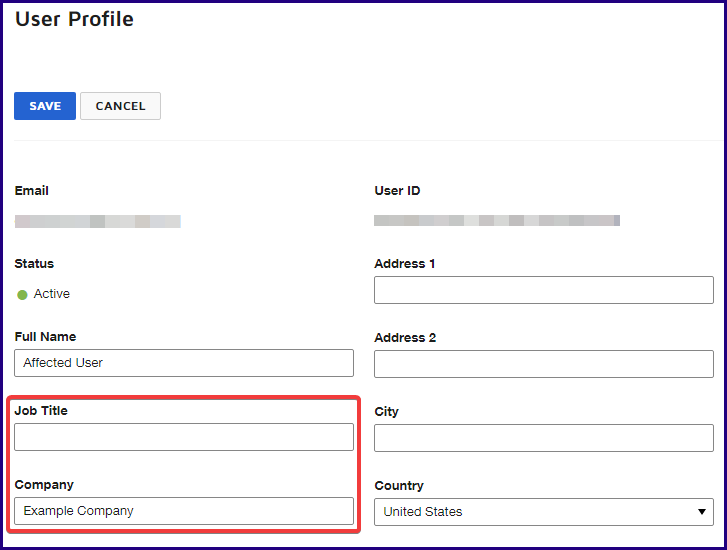 Why am I unable to access My Profile?