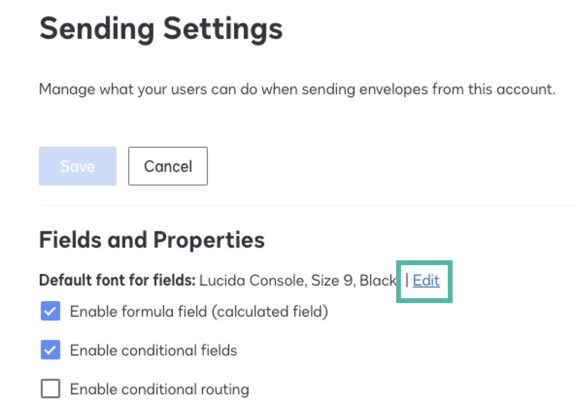 How to set a default/custom font