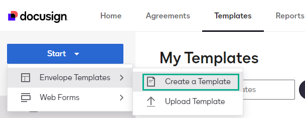 How do I create a template?