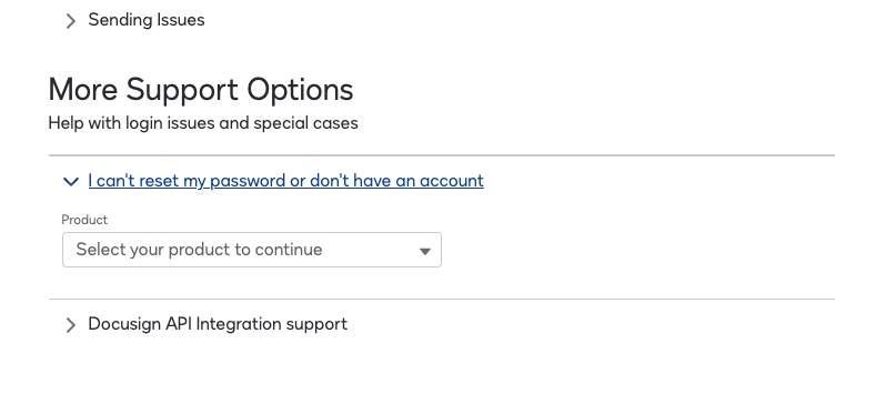 Open a case in the Docusign Support Center