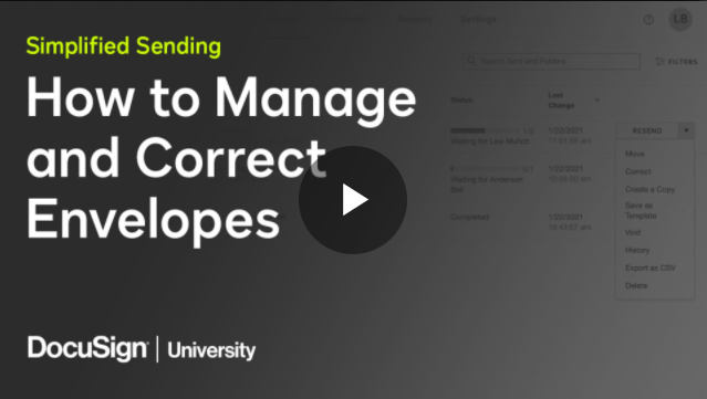 Get Started with DocuSign Simplified Sending: Video Series