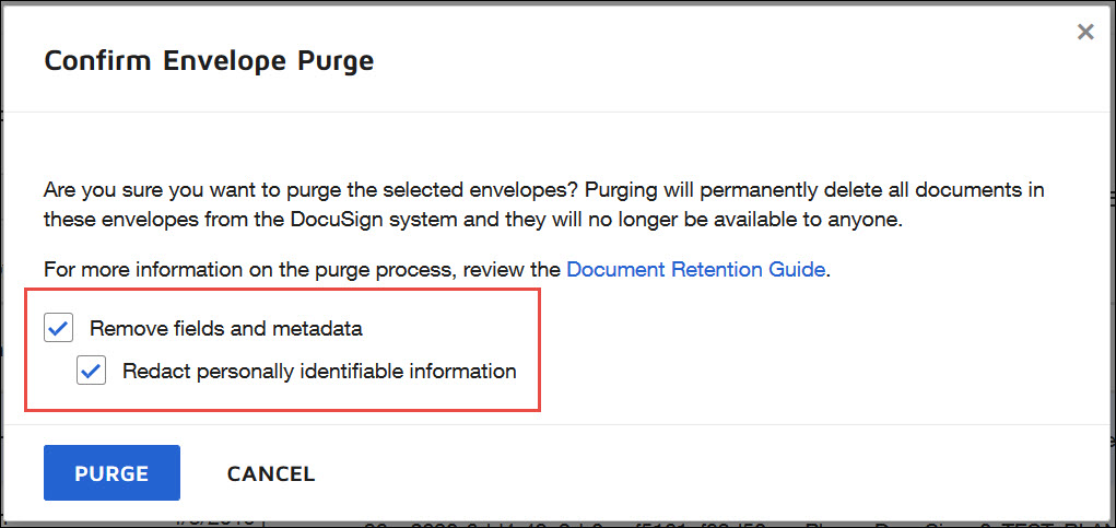 Document Retention & Targeted Envelope Purge: What you should know ...
