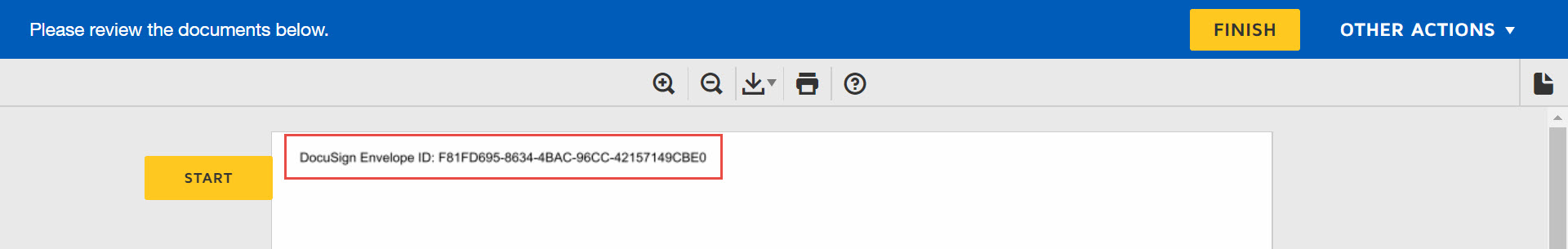 Where do I find my Envelope ID?