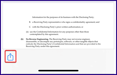 Import a Document from Email to the DocuSign Mobile App for iOS (iPad ...