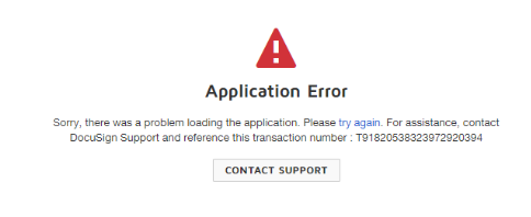 Application Error. Sorry, there was a problem loading the application ...