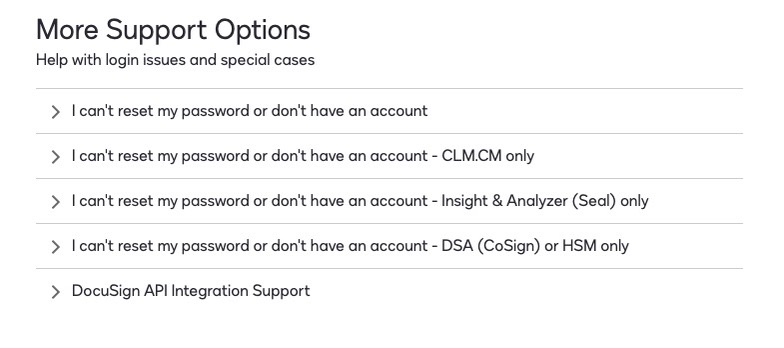 Como posso abrir um caso no Centro de Suporte DocuSign?