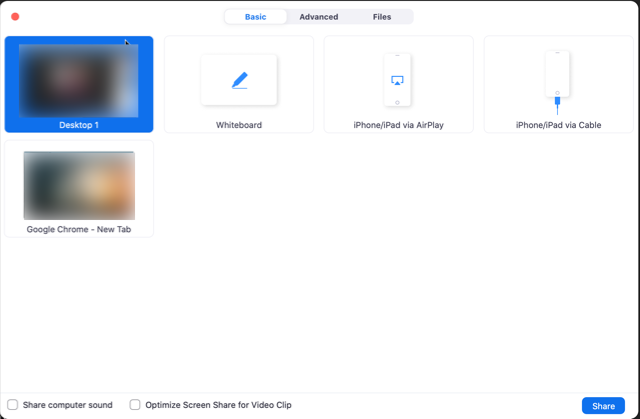 Bildschirm für DocuSign freigeben