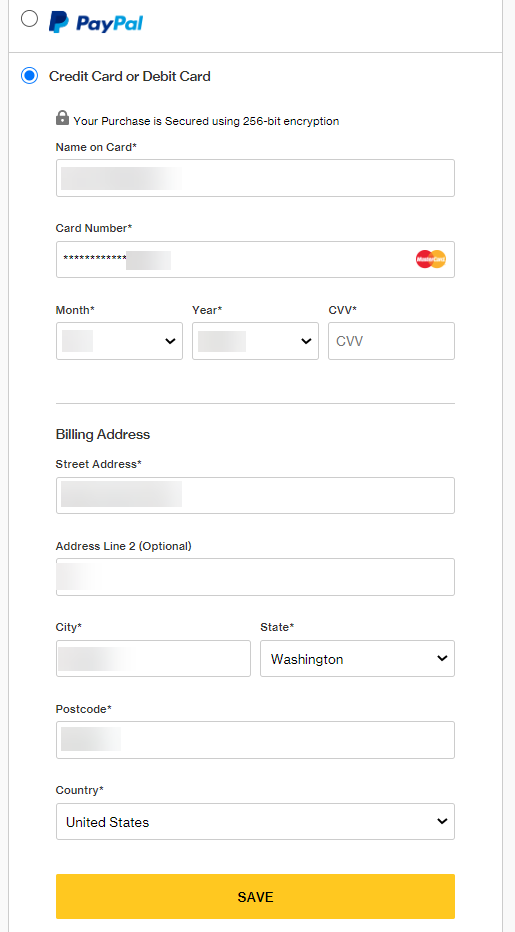 How do I update my payment information?