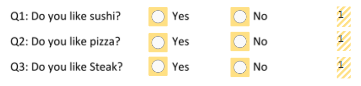 How do I set a conditional field based on the response to one or more radio button groups?