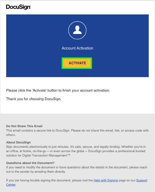 Docusignアカウントのアクティブ化の手順とFAQ