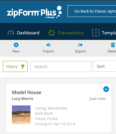 How do I send an envelope from zipForm?