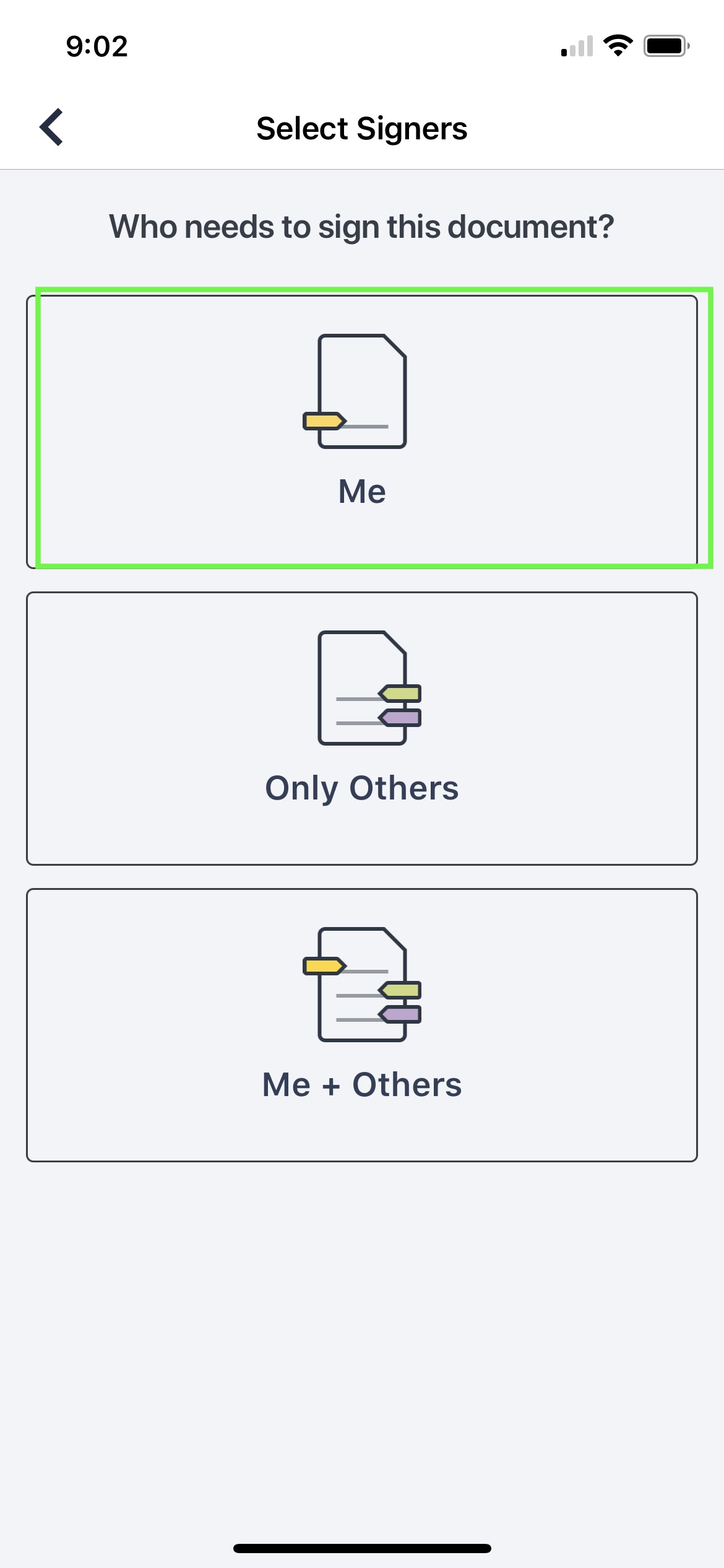 Sign and Return a Document with the Docusign Mobile App for iOS (iPad ...