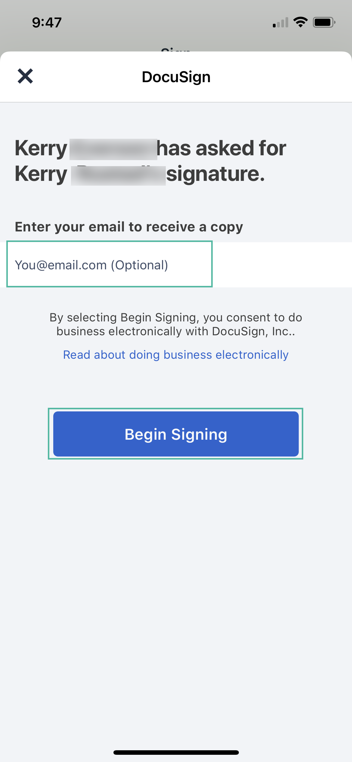 In-Person Signing with the Docusign Mobile App for iOS (iPad, iPhone ...