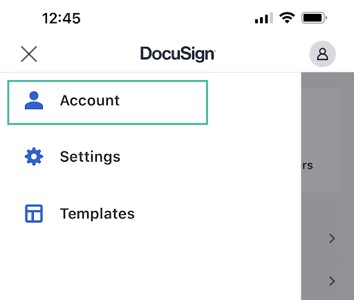 Manage or cancel your Docusign plan (iPad, iPhone)