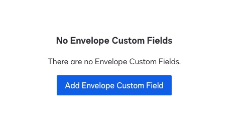 Setup eOriginal vaulting as optional on envelopes with custom fields