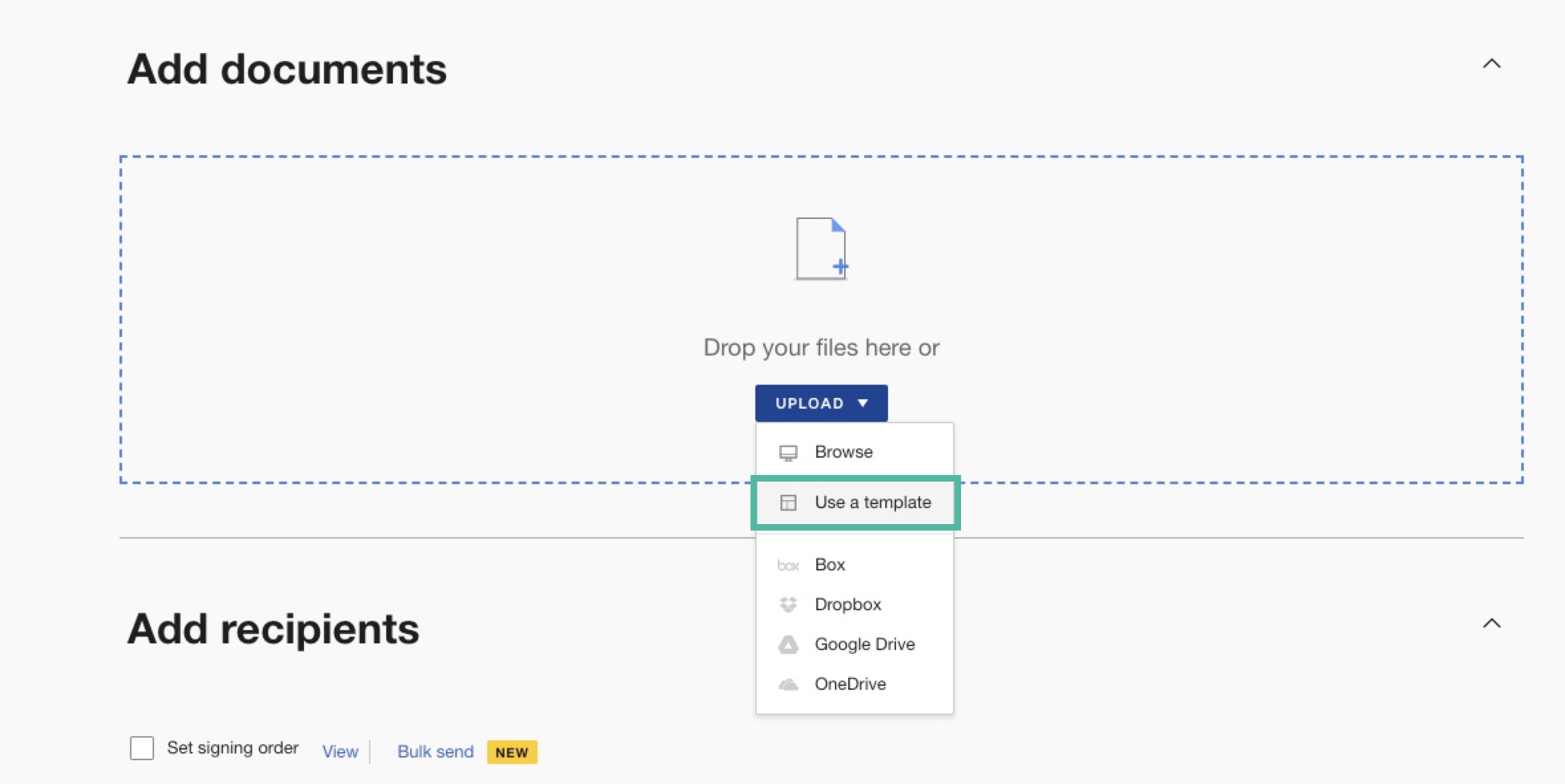 Apply multiple templates to the same envelope
