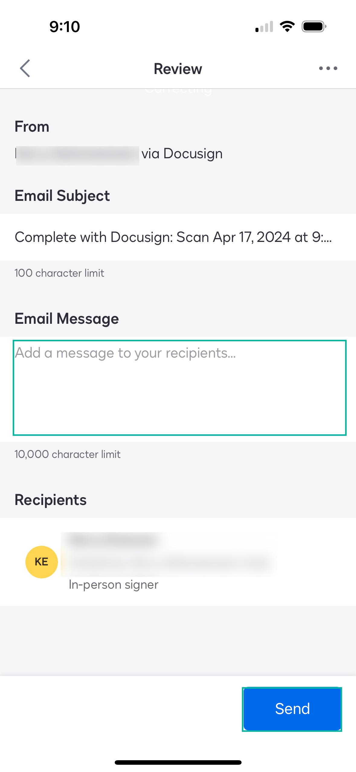 In-Person Signing with the Docusign Mobile App for iOS (iPad, iPhone ...