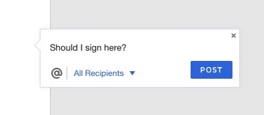 How do I contact the sender of a Docusign document?