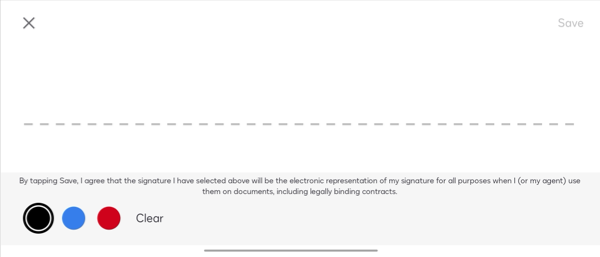 How do I change my signature or adopt a custom signature? (iOS and Android)