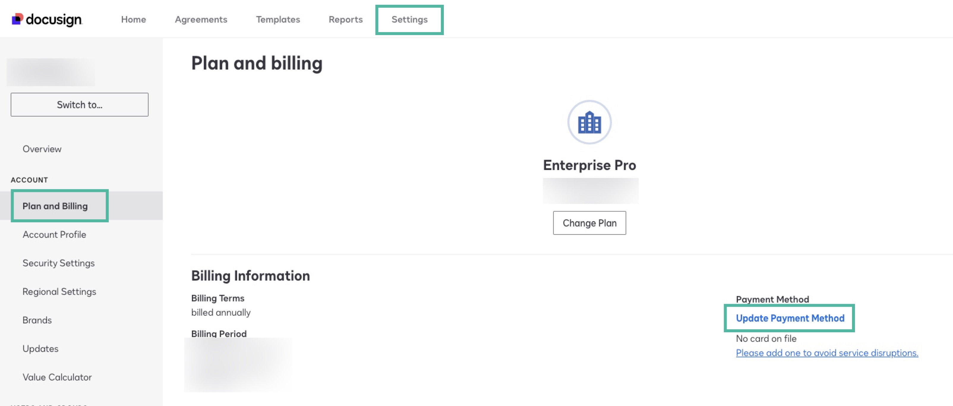 Why is my Docusign account suspended?