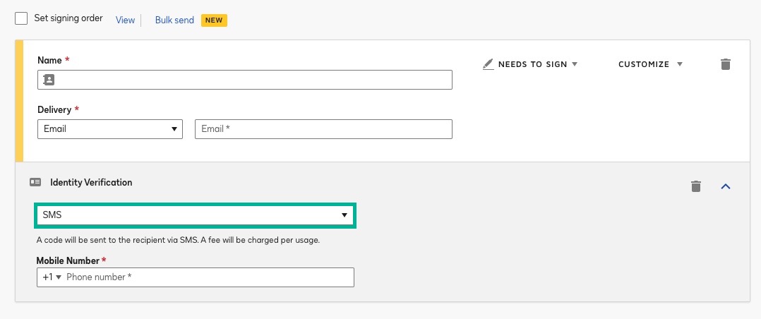 Why am I not getting Docusign SMS texts?