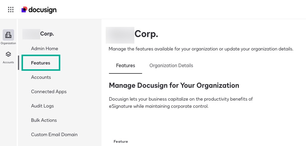 Why don't I see Identity Providers in Docusign Admin?