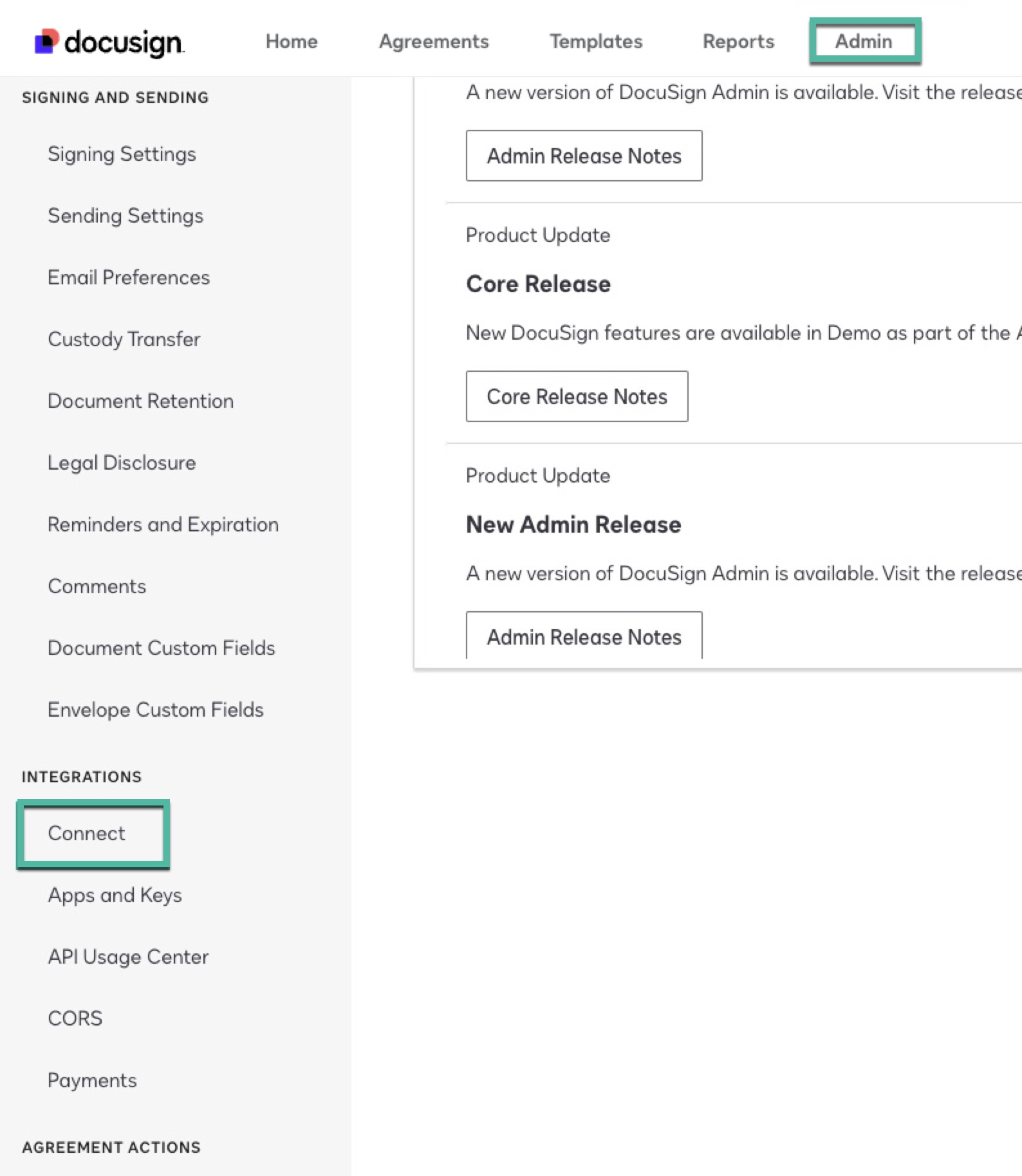Error "This Account lacks sufficient permissions - Connect not enabled ...