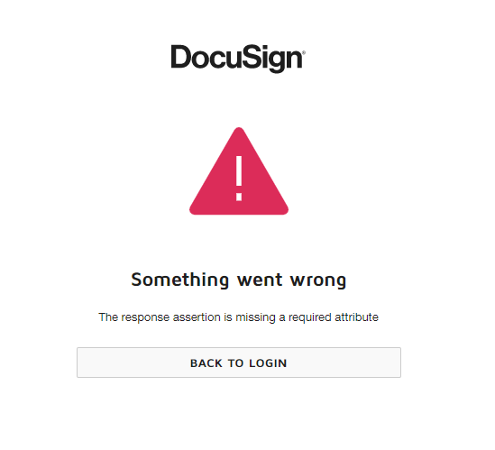 Sso Login Error The Response Assertion Is Missing A Required Attribute”