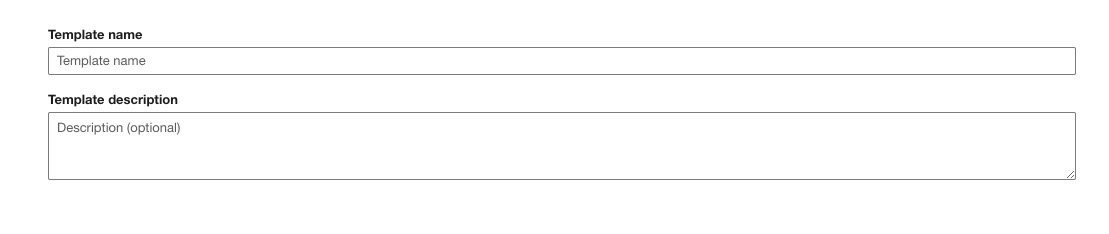 How do I create a template?