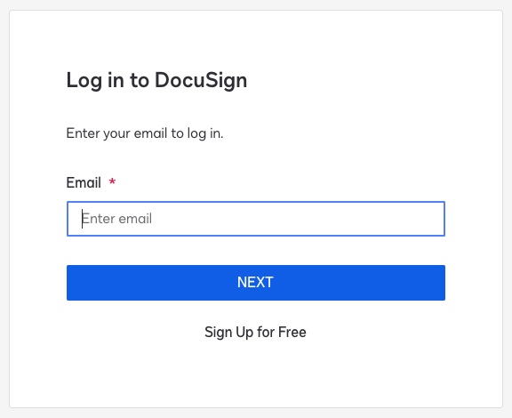 How do I reset my DocuSign password?
