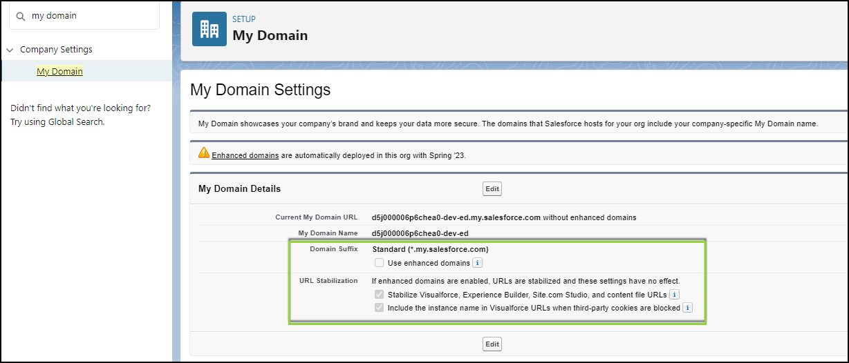 Error: "You need to set up a custom domain before logging in to ...