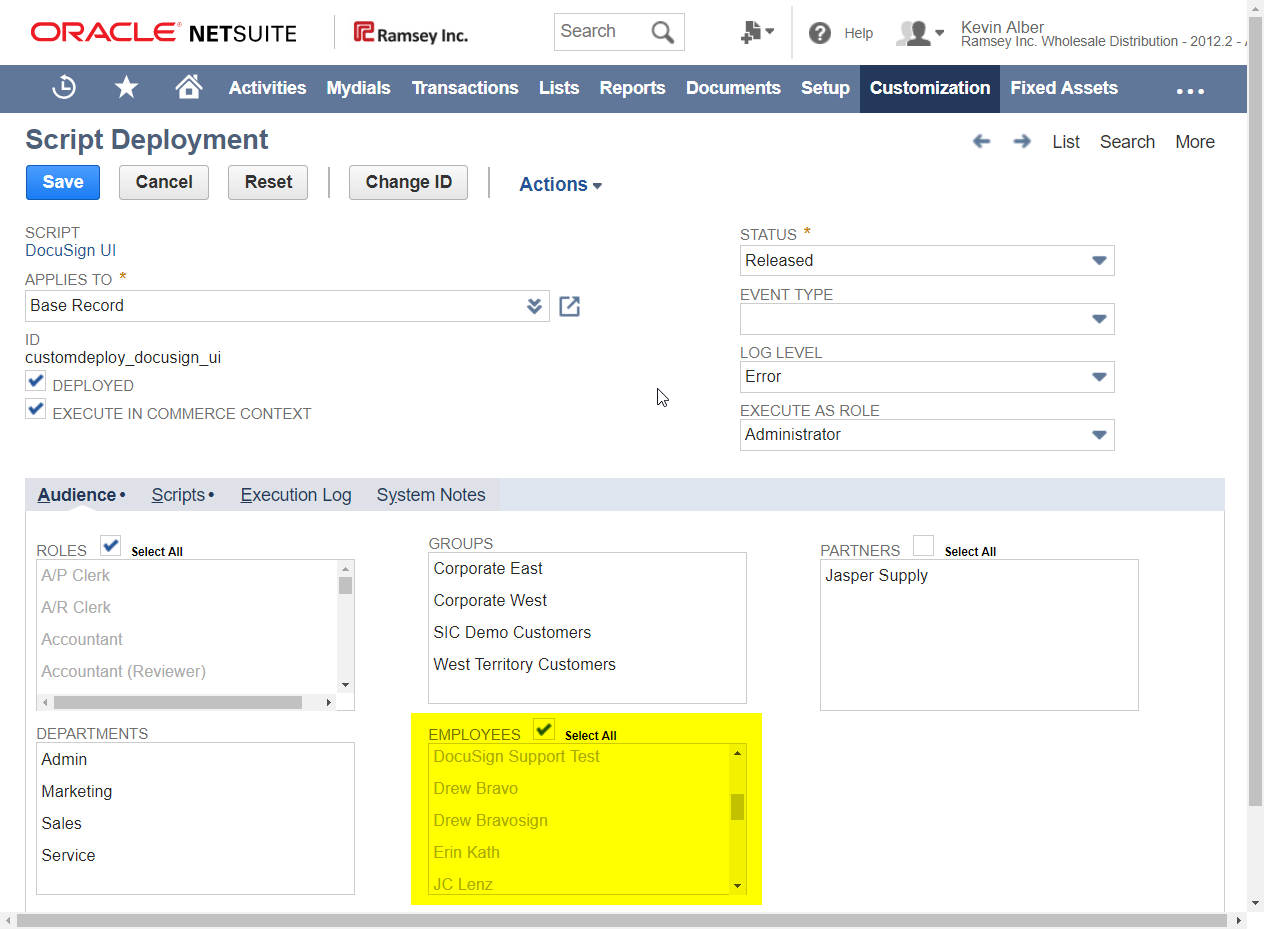 DocuSign eSignature for NetSuite FAQ