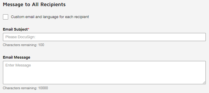 How do I send a DocuSign document?