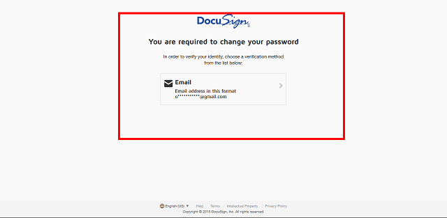 What happens when my DocuSign account password expires?
