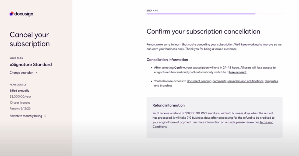 Cancel Your Subscription or Close your Docusign Account