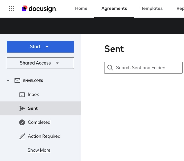 Where are Docusign documents stored?