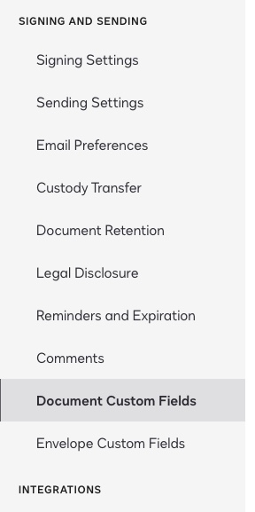 How do I create a hyperlink in a Docusign document?
