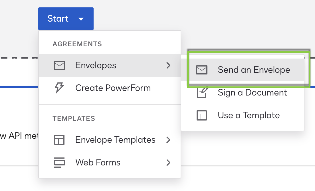 ¿Cómo envío un documento de Docusign?