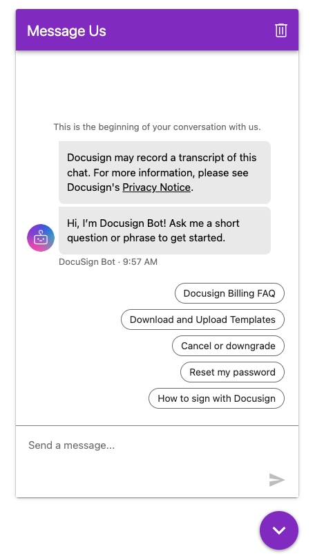 Comment puis‑je contacter l’assistance clientèle Docusign